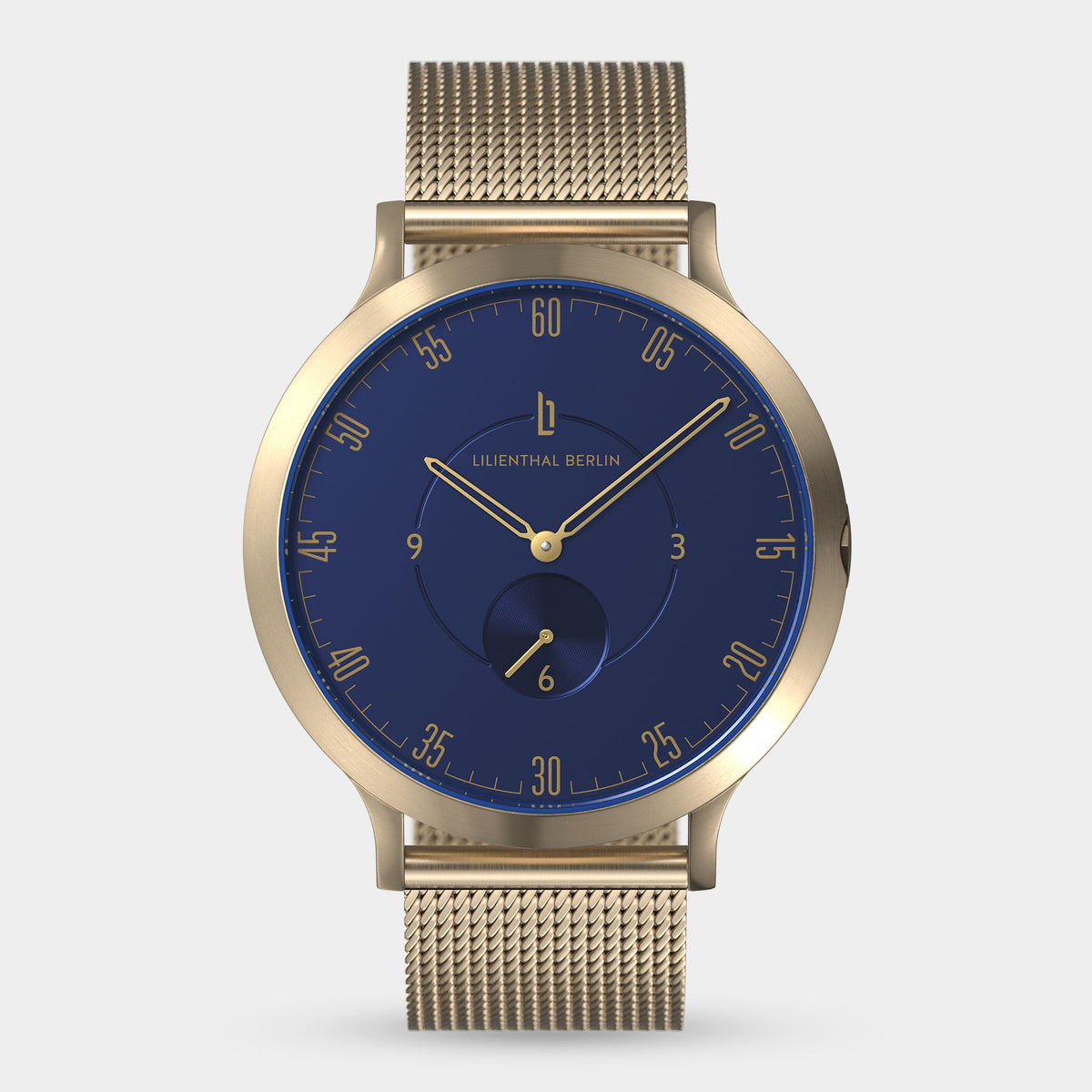 Lilienthal 1 Gold Blue Mesh Gold – Lilienthal Berlin